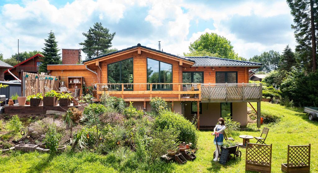 Holzhaus eingeschossig - kompaktes Blockhaus | Fullwood Wohnblockhaus