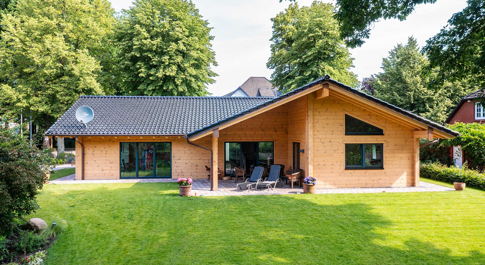 Fabelhafte Holzhaus Bungalow Winterfest Ebenbild